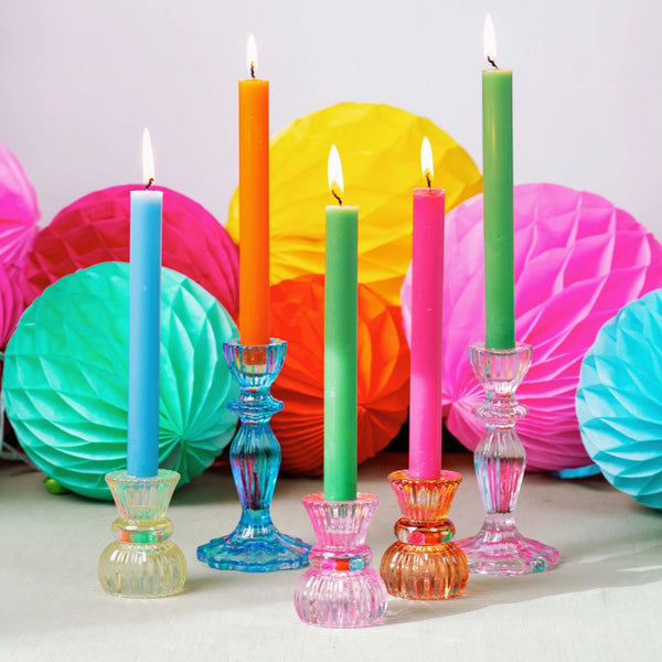 CANDLESTICK HOLDER - GLASS SMALL (2-way taper or votive) - Bon + Co ...