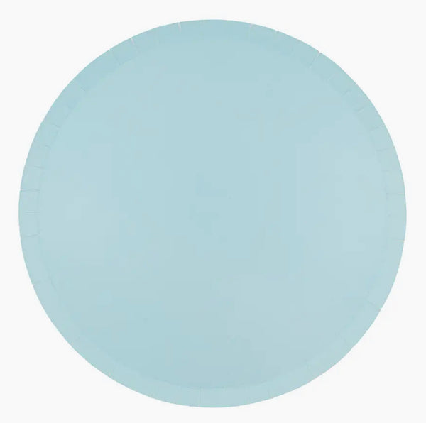 PLATES XL DINNER - BLUE CLOUD SHADE DESSERT - Bon + Co. Party Studio Inc.